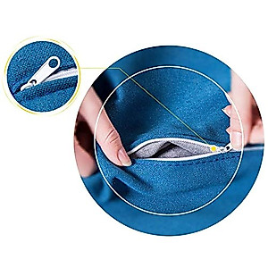 GYDJBD Modern Minimalist Cotton Linen Lazy Sofa, Antistatic, High Flexibility Suitable for Living Room Balcony Bedroom (Size : 7080cm)