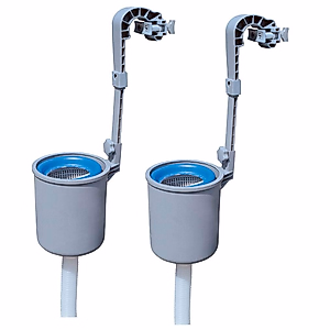 Bestway Above Ground Swimming Pool Surface Skimmer Debris Cleaner (2 Pack)