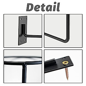 SnowTing 3 Pack Helmet Holder Wall Mount Motorcycle Helmet Holders Stand, Helmet Hangers for Hats Caps, Ball Holder Hanger, Wall Mounted Hat and Wig Holder Hat Wall Display