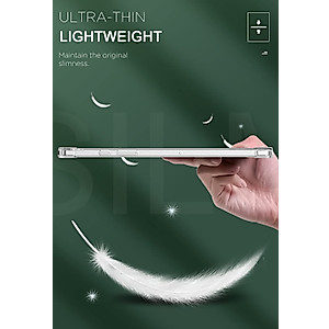 MoKo Case Fits Samsung Galaxy Tab A8 10.5 Inch 2022 (SM-X200/SM-X205/SM-X207), Ultra Clear Soft Flexible Transparent TPU Skin Bumper Back Cover Shell, Clear