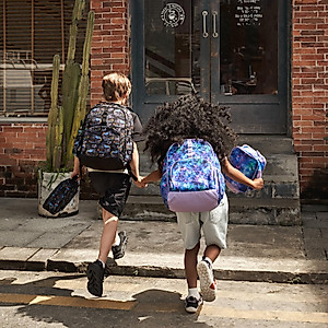 Choco Mocha Cheetah Backpack for Girls Backpack Elementary School Backpack for Kids Backpacks for Girls 17 inch Backpack for Girls 2nd 3rd Grade Leopard Bookbag School Bag 6-8 with Chest Strap Pink