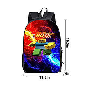 Ecz Game Backpacks 3d Printing Backpack Unisex Casual Daypacks Lightweight Large Capacity Bag 3-One Size