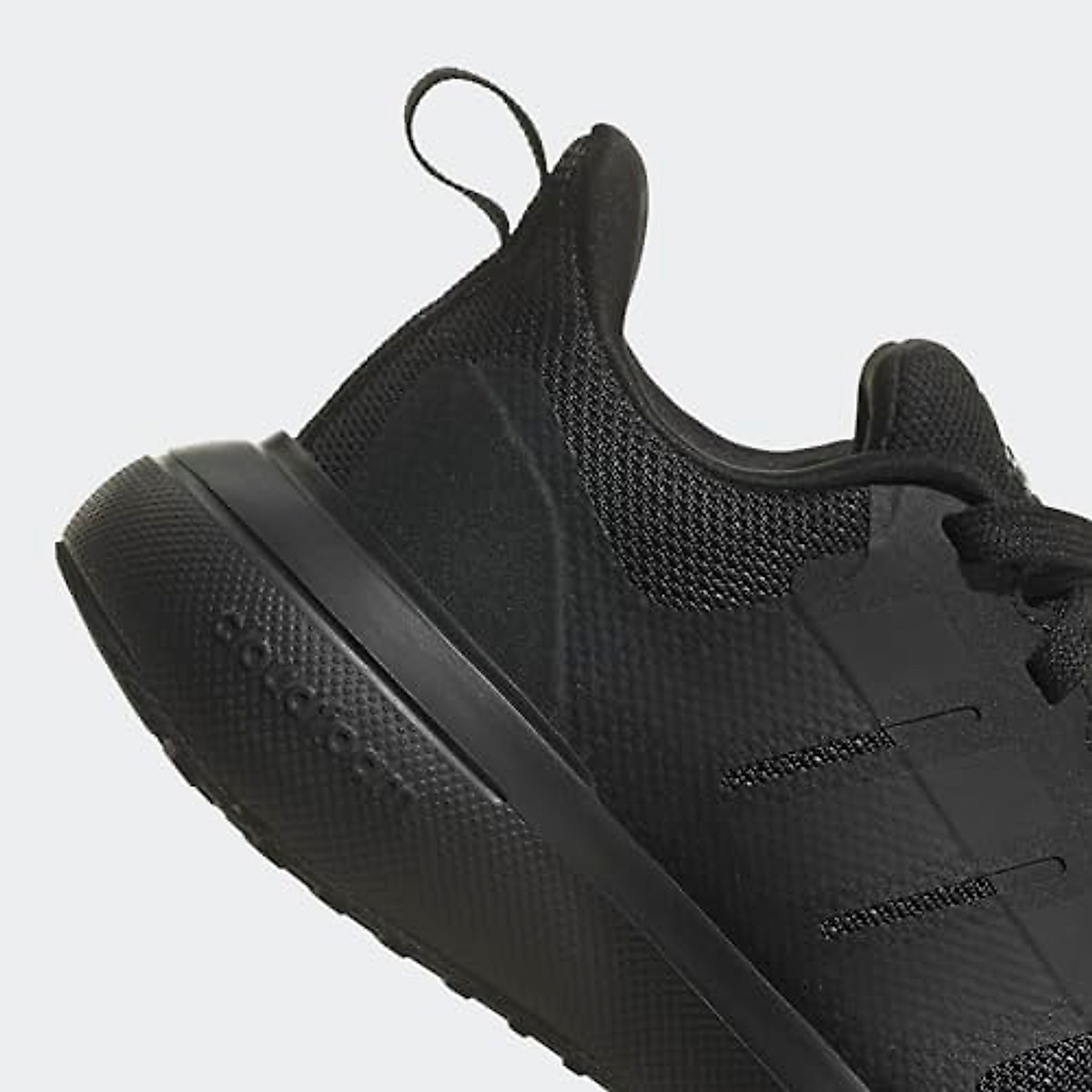 adidas Fortarun 2.0 Running Shoe, Black/Black/Carbon, 4 US Unisex Big Kid