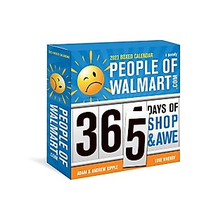 2023 People of Walmart Boxed Calendar: 365 Days of Shop and Awe (Funny Daily Desk Calendar, White Elephant Gag Gift for Adults)