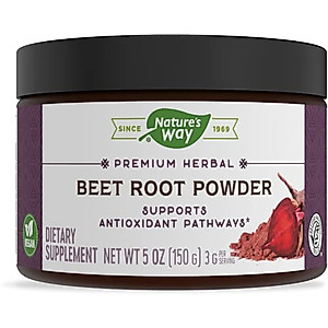 Nature's Way Premium Herbal Beet Root Powder, 3 g per serving, 5 oz