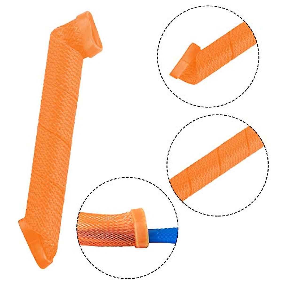 Elcoho 36 Pieces 30 cm Hair Curlers Spiral Curls Styling Kit Magic Hair Rollers with 3 Pieces Styling Hooks No Heat DIY Spiral Hair Roller with a Storage Bag Spiral Curls (4 colors) Blue