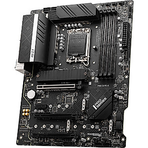 MSI PRO Z690-A ProSeries Motherboard (ATX, 12th Gen Intel Core, LGA 1700 Socket, DDR5, USB 3.2 Gen 2, PCIe 5, 2.5G LAN, M.2 Slots)