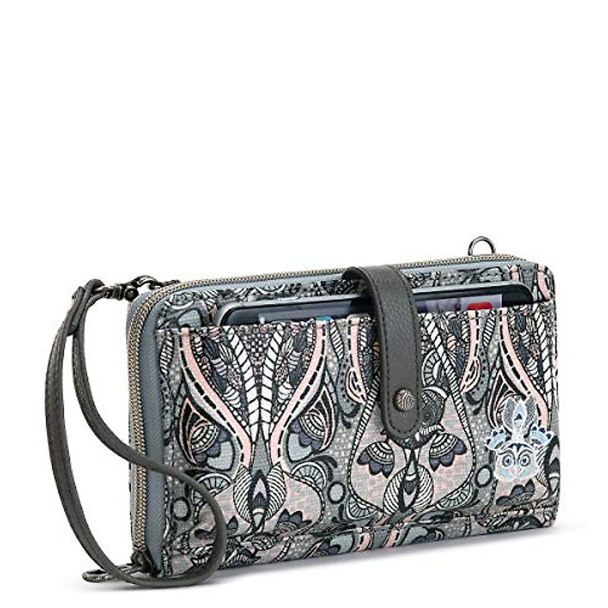 Sakroots Large Smartphone Crossbody Bag, Dove Soulful Desert