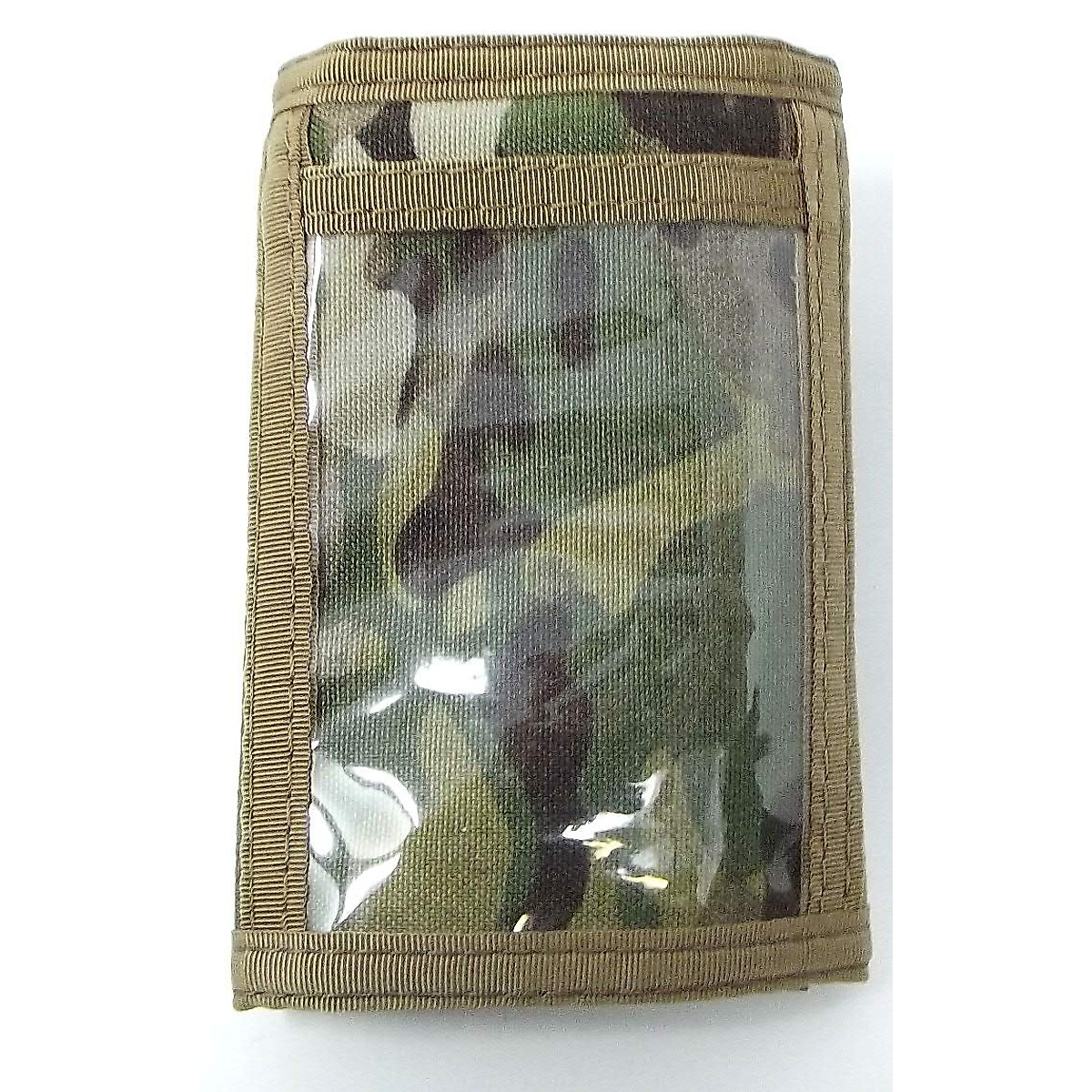 Rainbow of California Military Camouflage Trifold ID Wallet. Outside & Inside ID Hook n Loop. USA Made (Multi-Cam)