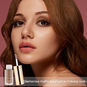 Boobeen Liquid Matte Eyeshadow, Long Lasting Waterproof Liquid EyeShadow, Velvet Matte Cream Eyeshadow, Neutral Nude Eyeshadow Makeup