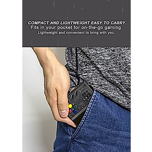 CICYSTORE Miyoo Mini Plus Handheld Game Console,Retro Game Console for Adults and Children,3.5" IPS Screen,64GB TF Card 10,000+ Games,Support WiF(Purple-64G)