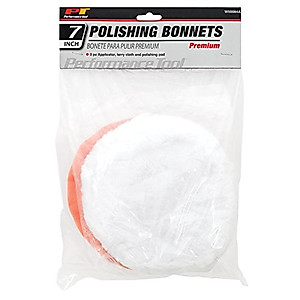 Performance Tool W50084A Premium 7" Polishing Pads,