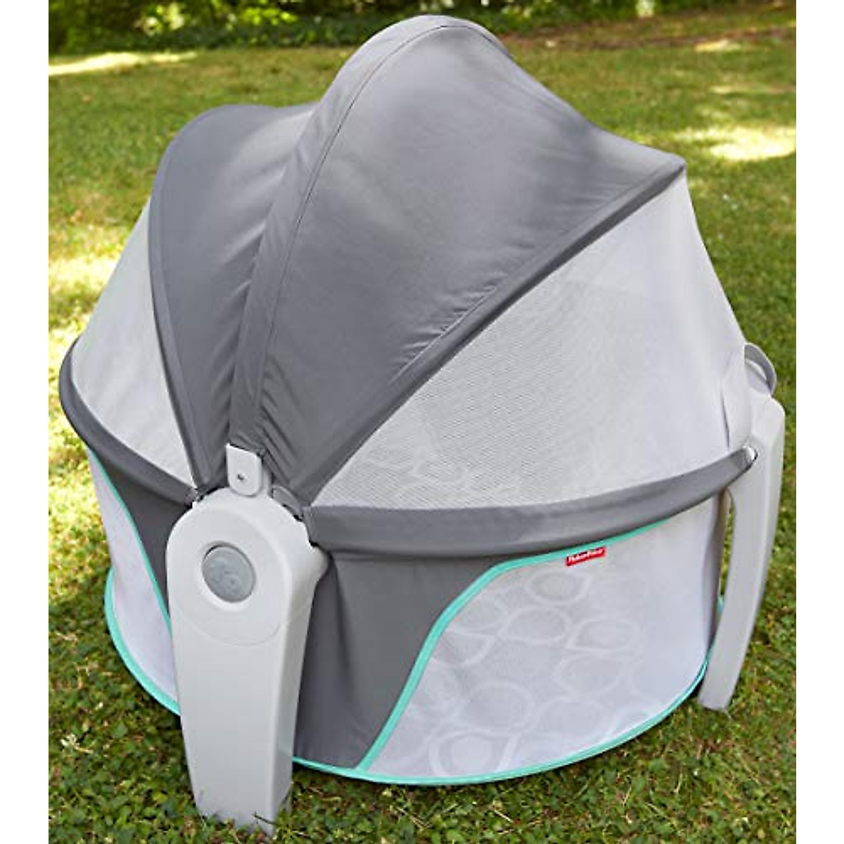 Fisher-Price On-the-Go Baby Dome Bubbles, travel portable play space and napping spot with canopy [Amazon Exclusive]