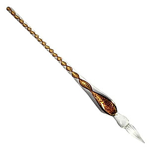 MAGICLULU Business Suit Fountain Pen Ink Crystal Set Business Gifts Glass Calligraphy Pen Set Glass Signature Pen Pens Ballpoint Pen Retro Pen Crystal Glass Pen Case Old Fashioned