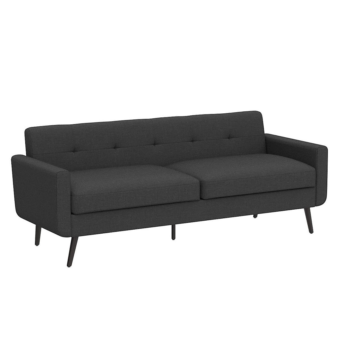 BALUS 80" W Sofa Couch, Upholstered Modern Couch Oversized Loveseat Button Tufted with Thickened Cushion, Mid Century Furniture for Living Room/Bedroom/Apartment Office, Easy Assembly
