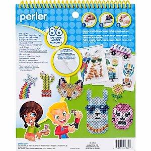 Perler Instruction Pad for Fuse Beads, 86 Patterns, Summertime Fun Piece