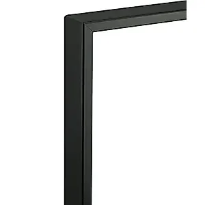 Creative Mark Illusions Floater Frame For 3/4" Deep Canvases - 16x20 Black- Set of 4, Ideal for Galleries & Home Decor - Wood Float Frame for Canvas Paintings- Complete Hanging Hardware