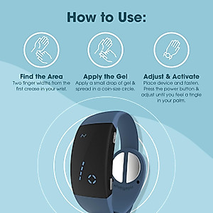 Reliefband Premier | FDA Cleared | Vomiting Relief for Motion Sickness (Car, Air, Train, Sea), & Morning Sickness | Drug Free (Charcoal)