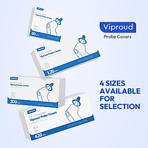 120X Ear Thermometer Probe Covers, for All Braun Thermometer Ear Covers, Lens Filters, Refill Caps, 0% BPA Disposable Covers