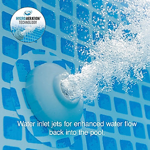 Intex 14 Inch Krystal Clear 1500 GPH Saltwater System and Sand Filter Pump for Above Ground Pools with Automatic Timer and 6-Function Control