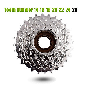 7 Speed Freewheel 14-28 Sprocket Ebike