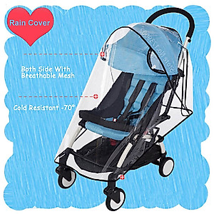 ROMIRUS Stroller Rain Cover Weather Shield Compatible for Babyzen YOYO 6+ YOYO+ Strollers