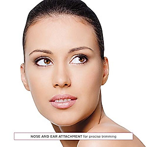 Conair Hair Trimmer for Women, Cordless Lithium-Powered Trimmer for Full Face or Body Trimming, Purple