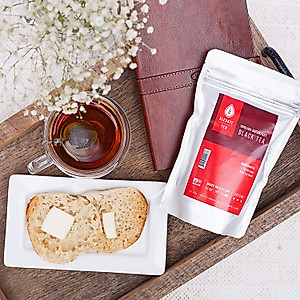 Elevate Tea ENGLISH BREAKFAST BLACK TEA, Loose Leaf Tea Blend, 30 servings, 3 Ounce Pouch, Caffeine Level: High, Single Unit, 3 Ounce (Pack of 1)