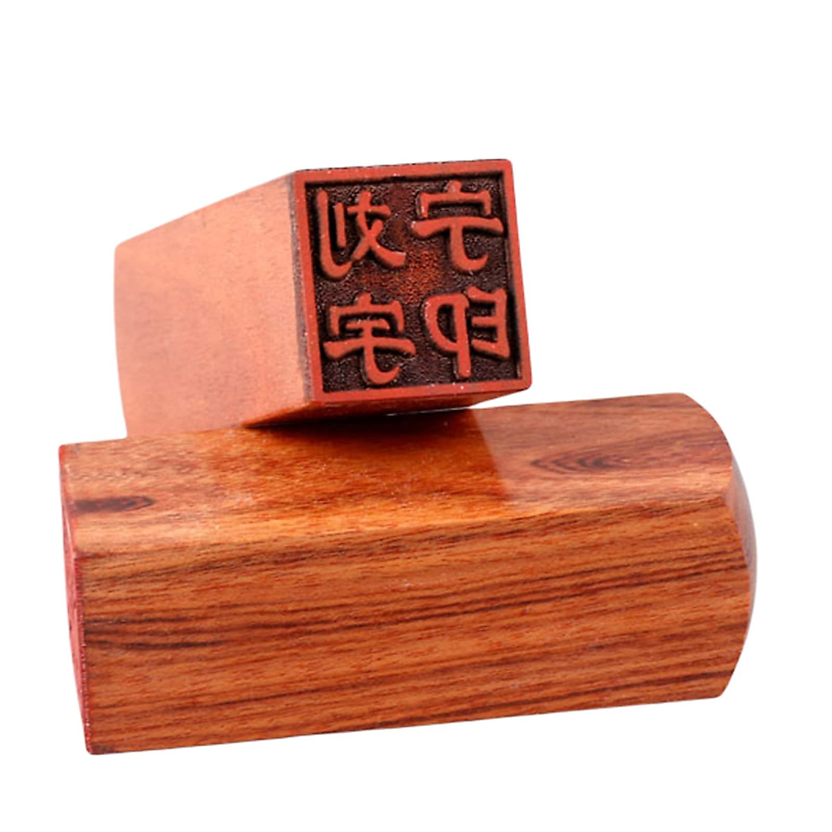 Japanese Name Stamps,Wood Japanese Hanko Chop Chinese Custom Wood Stamps,Name Stamp Japanese Stationery Chinese Name Seal Round Square to Choose(Various Sizes)