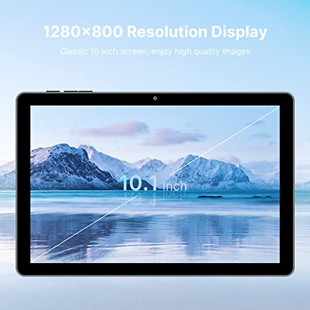 ApoloSign 10 Inch Android Tablet 2023 New Android 12 Tablets Quad-core 4GB RAM 64GB ROM 1280x800 HD IPS Screen 6000mAh Battery 5+8MP Camera Bluetooth(Grey)