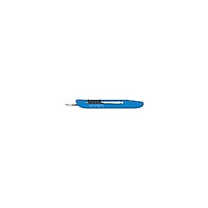 MedBlades 10 Each Sterile Disposable Scalpel w/Retractable Blade for Craft, Dermaplaining, Dermatology, Podiatry, Laboratory, Surgical, Dental, Veterinary & More (# 22)