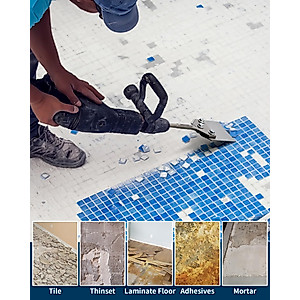 Firecore 2Pcs SDS Plus Floor Scraper Replacement Blades for Firecore 4" x 10" SDS Plus Floor Scraper FS21410