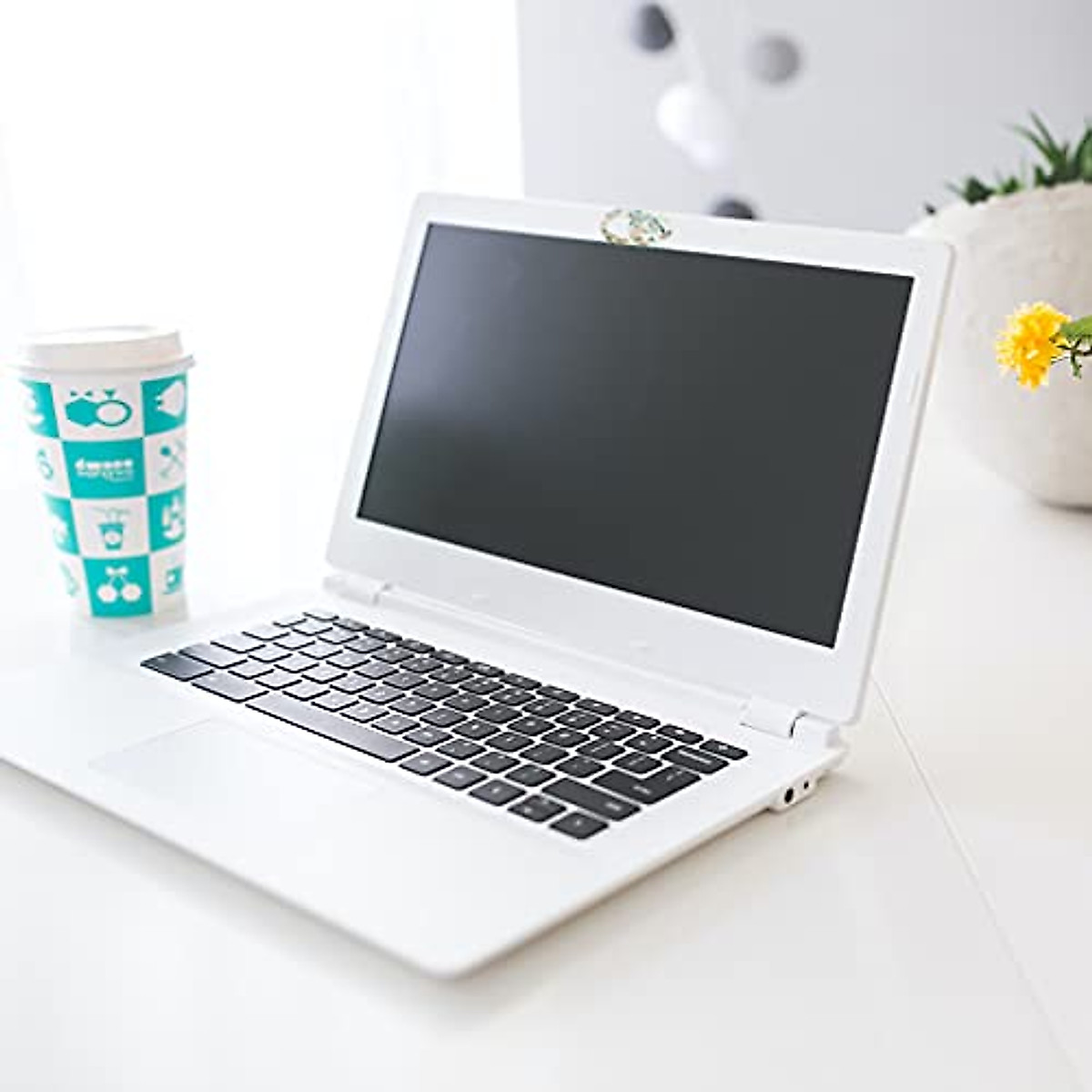 Laptop Camera Slide Blocker Laptop 8pcs Privacy Shutter Webcam Lens Cap Hood Covers Marble Web Camera Cover Slide with Adhesive Protecting Privacy and Laptops USB Camera