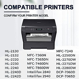 Van Enterprises High Yield 1 Pack Black TN420 TN-420 Compatible Toner Cartridge Replacement for Brother DCP-7060D DCP-7065D MFC-7240 MFC-7365DN HL-2132 HL-2230 HL-2242D Intellifax-2940 Printer Ink