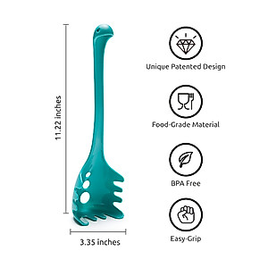 OTOTO Pasta Spoon & Spaghetti Spoon - Cooking Gadgets, Cooking Gifts, Cool Kitchen Gadgets, Cool Gifts, Cute Kitchen Accessories, Funny Gifts, Random Stuff