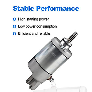 WATERWICH Starter Compatible with Honda Foreman 500 450 400 TRX500FE FourTrax TRX400 TRX450 TRX500 1995-2011 Replaces 31200-HM7-003, 31200-HM7-A41