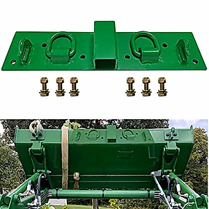 ANISUN John Deere Tractor Bucket Hooks Bolt On Grab Hook Fit for John Deere 1025R 2032R 3320 2520 3020e Loader Bucket Hooks
