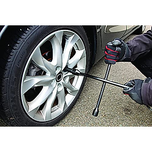 14 inch SAE/Metric Combination Lug Wrench with Spade Tip
