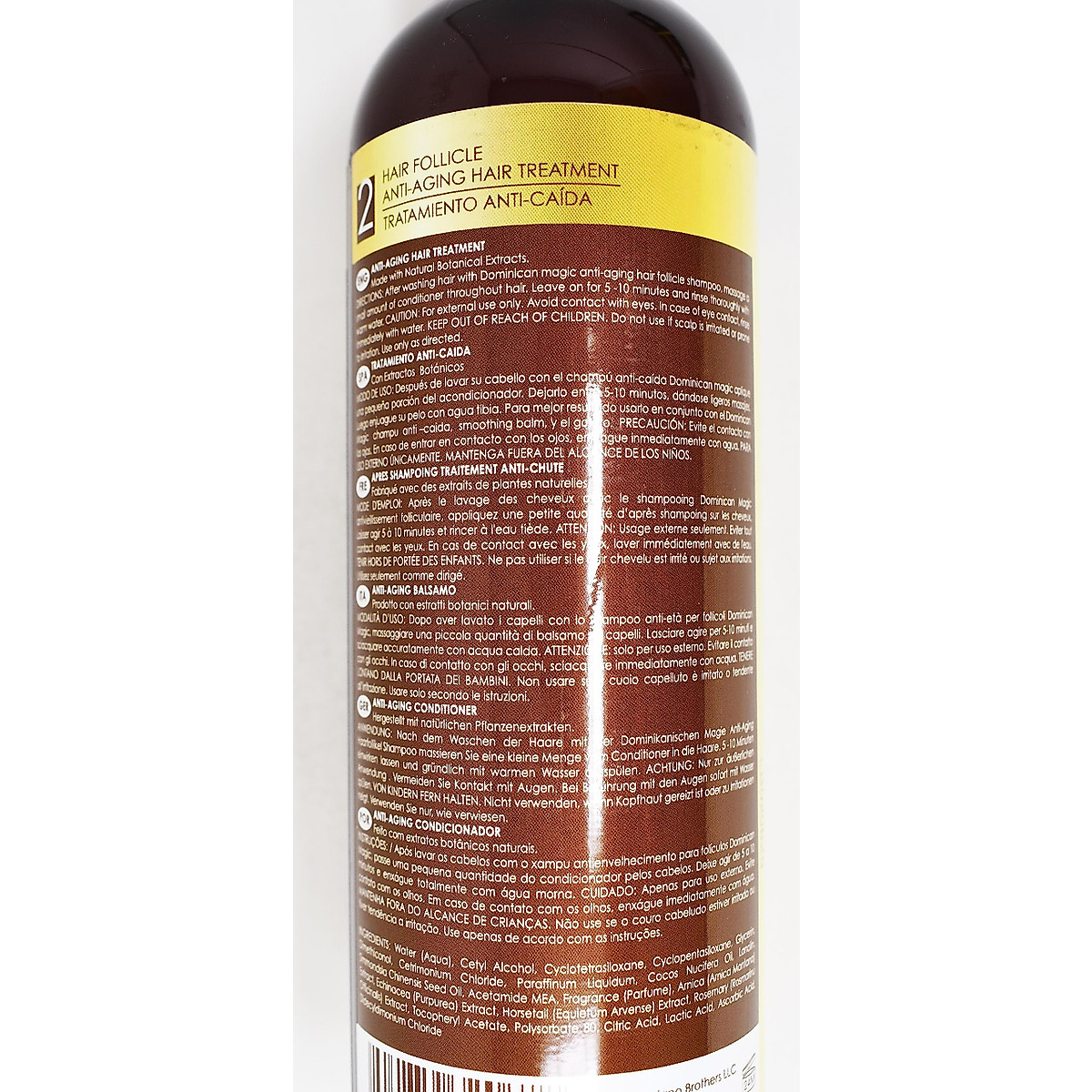 Dominican Magic Hair Follicle Anti-Aging Shampoo & Treatment 15.87oz Duo "Set"