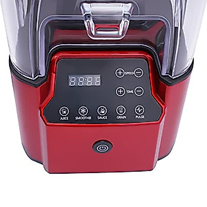 Commercial Blenders Fruit Juicer Smoothie Maker Mixer with Soundproof Cover Intelligent Touch Screen Ice Crusher for Frozen Drinks Smoothies 2.2L Heavy Duty