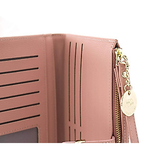 Valentoria Womens Long Wallet Wallet ClutchPurse Handbag Zipper Wristlet Pocket Card Holder