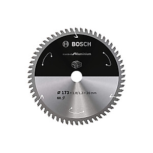Bosch Professional Circular Saw Blade Standard (for Aluminium, 173 x 20 x 1.8 mm, 60 teeth; Accessories: Cordless Circular Saw)