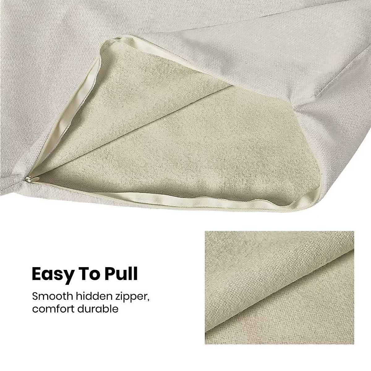 BETGINY Black and White Christmas Pillow Covers 20X20 Inch Pack of 2, Geometric Pattern Christmas Tree Decorative Throw Pillow Linen Winter Xmas Pillow Cases Cushion for Bedroom Home Sofa