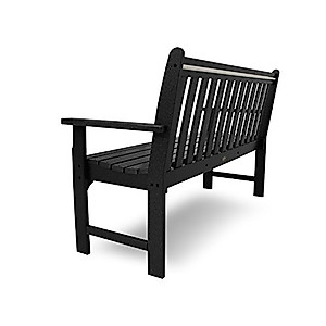 POLYWOOD GNB60BL Vineyard 60" Bench, Black