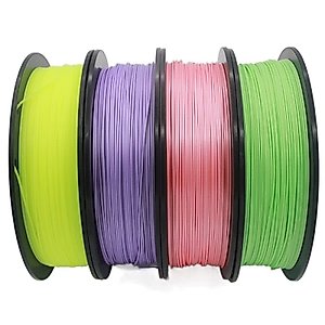 3D Printer consumables Upgraded Version PLA 1.75mm Ingredients Printing Pen consumables 5/10/20/50meter1kg (Color : A12378 Fluorescent, Size : 10Meter)