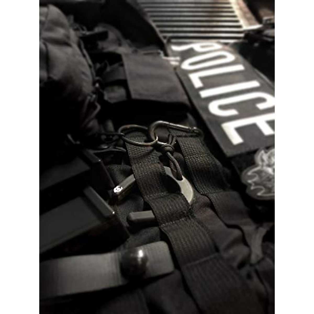 MILITAUR First Responder Door Stop/Door Jam for Law Enforcement, Police, Emergency Medical Services. Stops Doors from Closing, 3 Pack and Molle/PALS Compatible… (3)