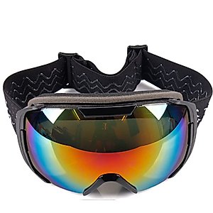 HayWHNKN Double Layer Ski Goggles UV Protection Mountaineering Snow Goggles for Men and Women