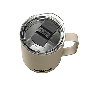 CamelBak Horizon 12oz Camp Mug - Insulated Stainless Steel - Tri-Mode Lid - Dune
