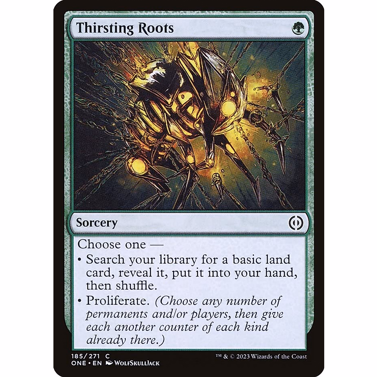 Magic: the Gathering - Thirsting Roots (185) - Phyrexia: All Will Be One