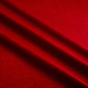 Royal Velvet Red, Fabric by the Yard